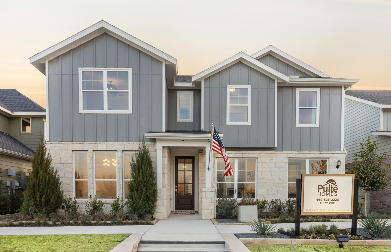 New Construction Homes in Justin at the Treeline Community
